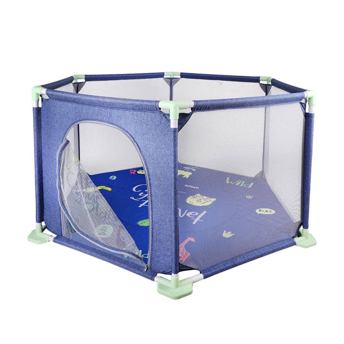 Infanti Care for Your Planet Playpen - Navy – Cute as a Button